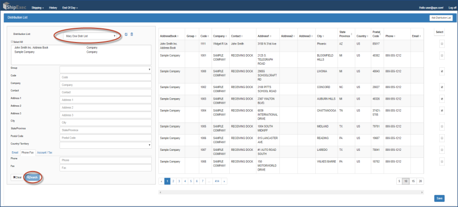 Modifying Distribution Lists